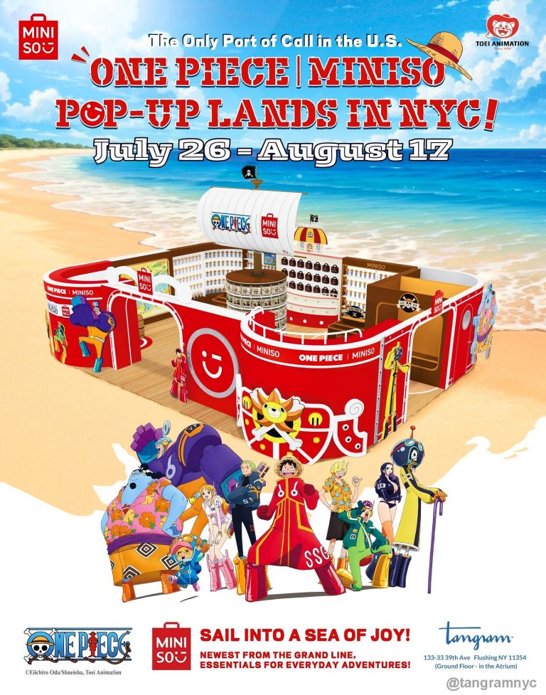 8月17日】話題の「ワンピース」とMINISOのコラボショップ ONE PIECE X MINISO POP-UP, NYC - ニューヨークビズ！